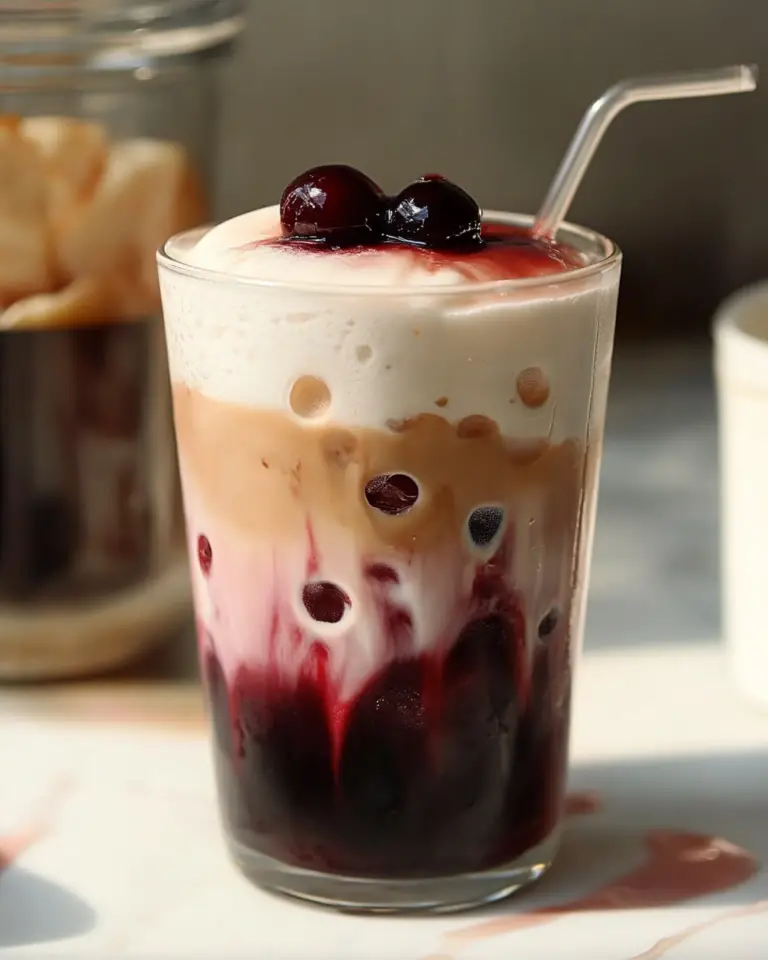 Cherry Vanilla Iced Latte