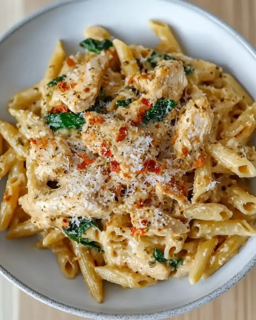 Creamy Parmesan Herb Chicken Penne: Easy Weeknight Pasta